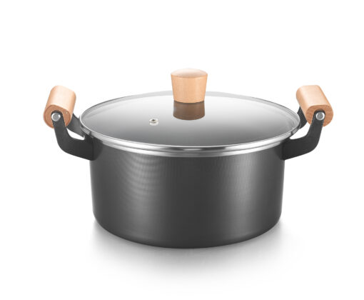 Large induction ceramic non-stick cookware for long cooking pot or pots ...