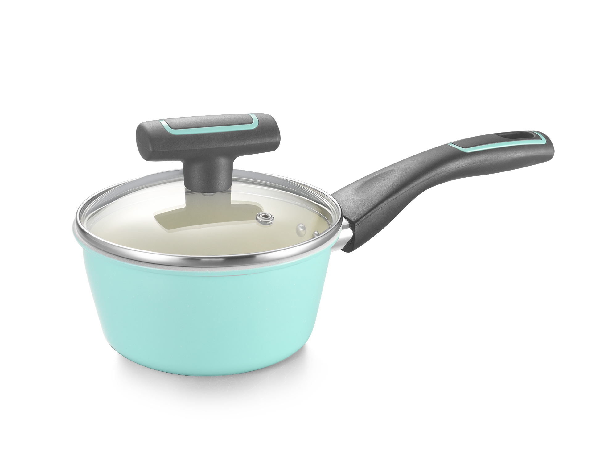 HT unique white ceramic coating sauce pans modern kitchen designs ...